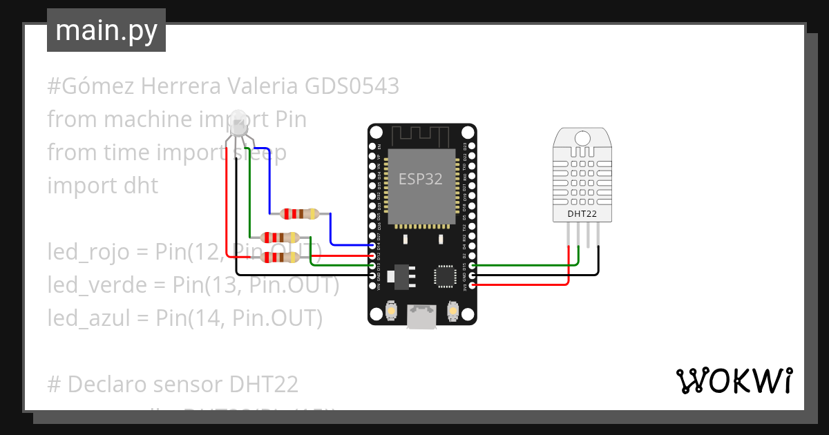 proyecto 5 - Wokwi ESP32, STM32, Arduino Simulator