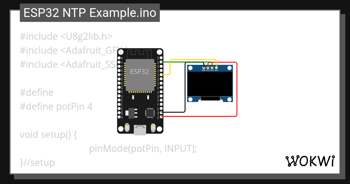 OLED_SSD1306 - Wokwi ESP32, STM32, Arduino Simulator OLED_SSD1306 - Wokwi ESP32, STM32, Arduino Simulator