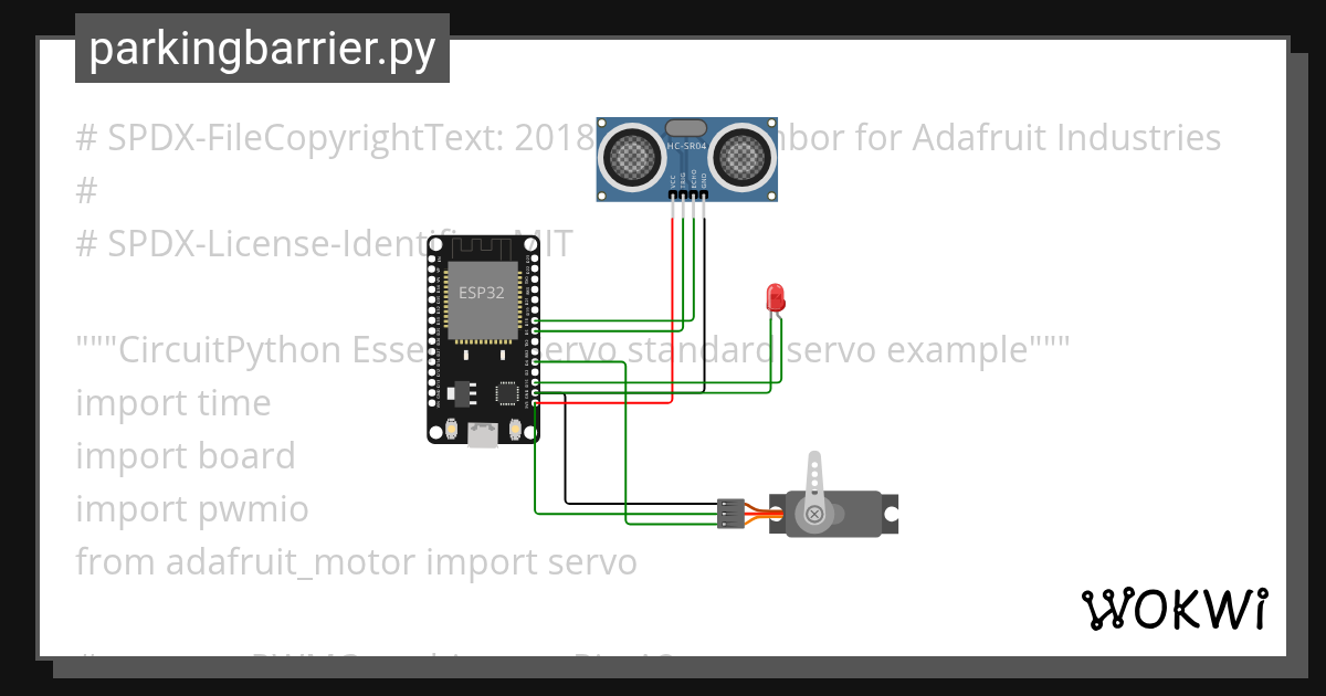 PROJECT - Wokwi ESP32, STM32, Arduino Simulator