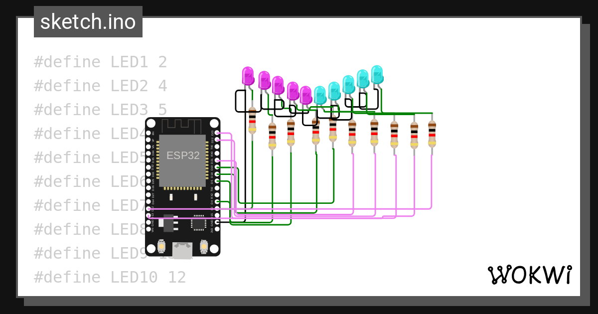 Lampu Soal2 Wokwi Esp32 Stm32 Arduino Simulator