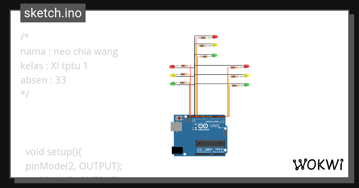 Pertigaan - Wokwi ESP32, STM32, Arduino Simulator