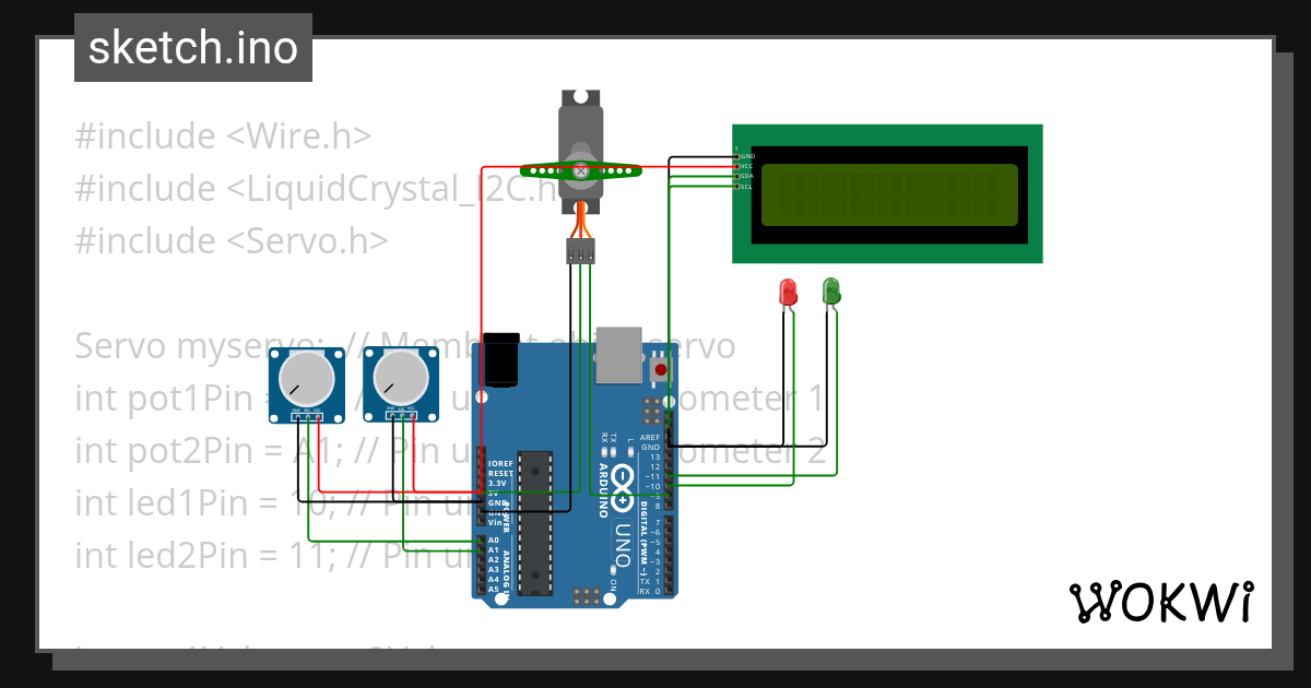 Tugas 2_077_Gangga Arsa_Kontrol Servo - Wokwi ESP32, STM32, Arduino Simulator