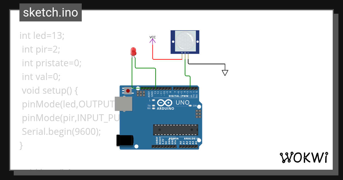 pir - Wokwi ESP32, STM32, Arduino Simulator