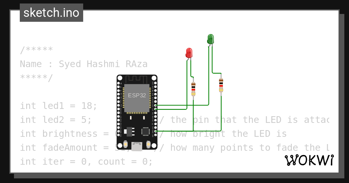 Syed Hashmi Raza Wokwi Esp32 Stm32 Arduino Simulator