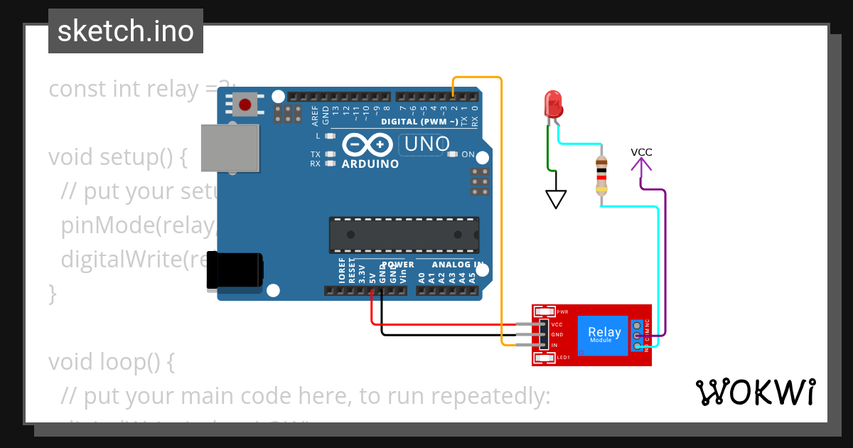 led relay Copy - Wokwi ESP32, STM32, Arduino Simulator