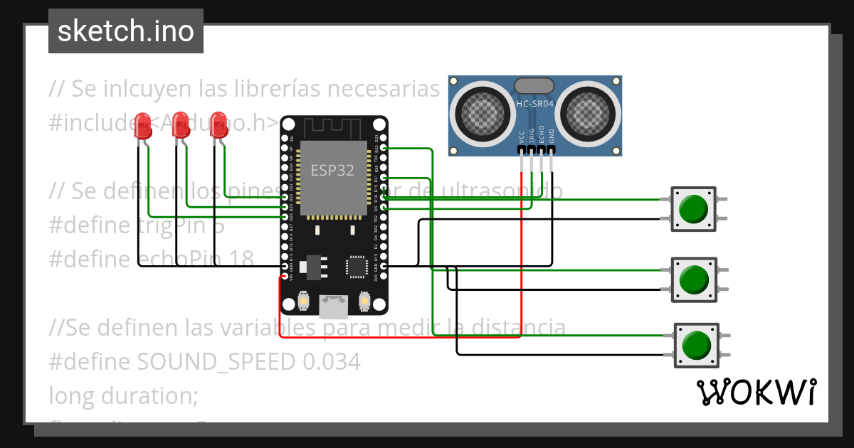Reto 4 - Wokwi ESP32, STM32, Arduino Simulator