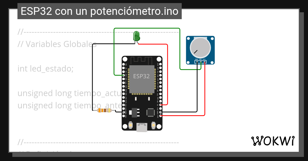 Ejemplo Millis - Wokwi ESP32, STM32, Arduino Simulator