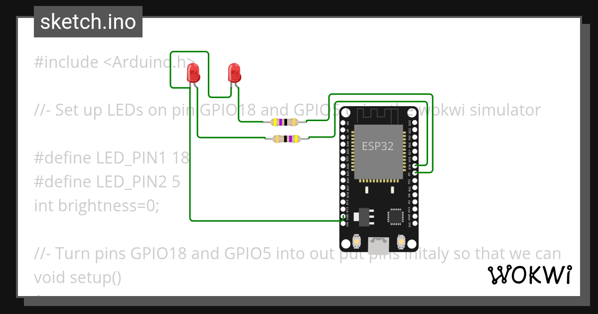 Wokwi - Online ESP32, STM32, Arduino Simulator