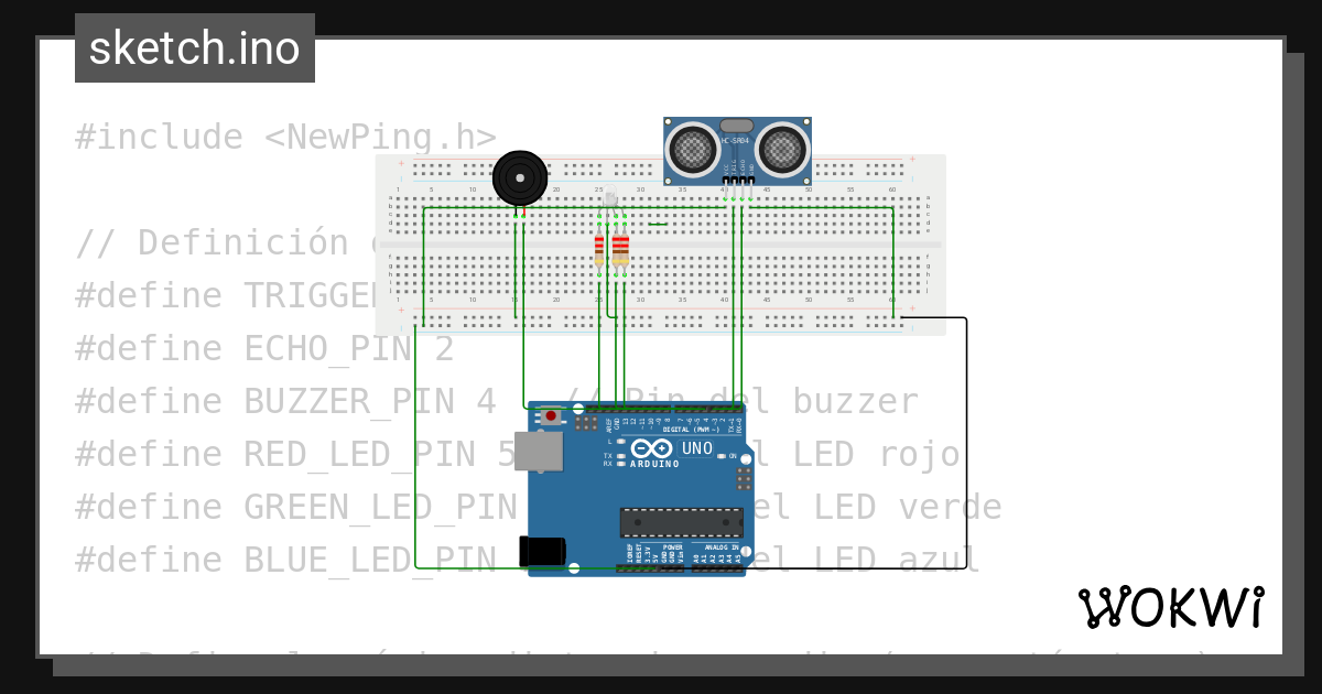 Sensorultrasonico Wokwi Esp32 Stm32 Arduino Simulator