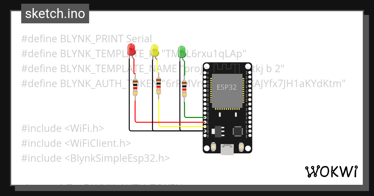 Project Lampu Tkj B 2 Wokwi Esp32 Stm32 Arduino Simulator 