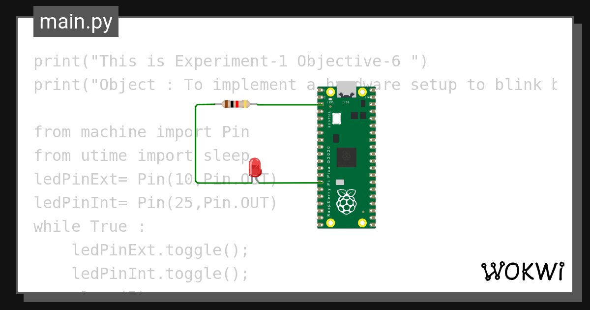 Exp1obj6 Wokwi Esp32 Stm32 Arduino Simulator