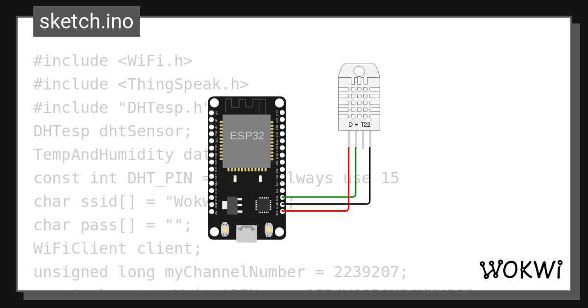 Thingspeak Wokwi Esp32 Stm32 Arduino Simulator