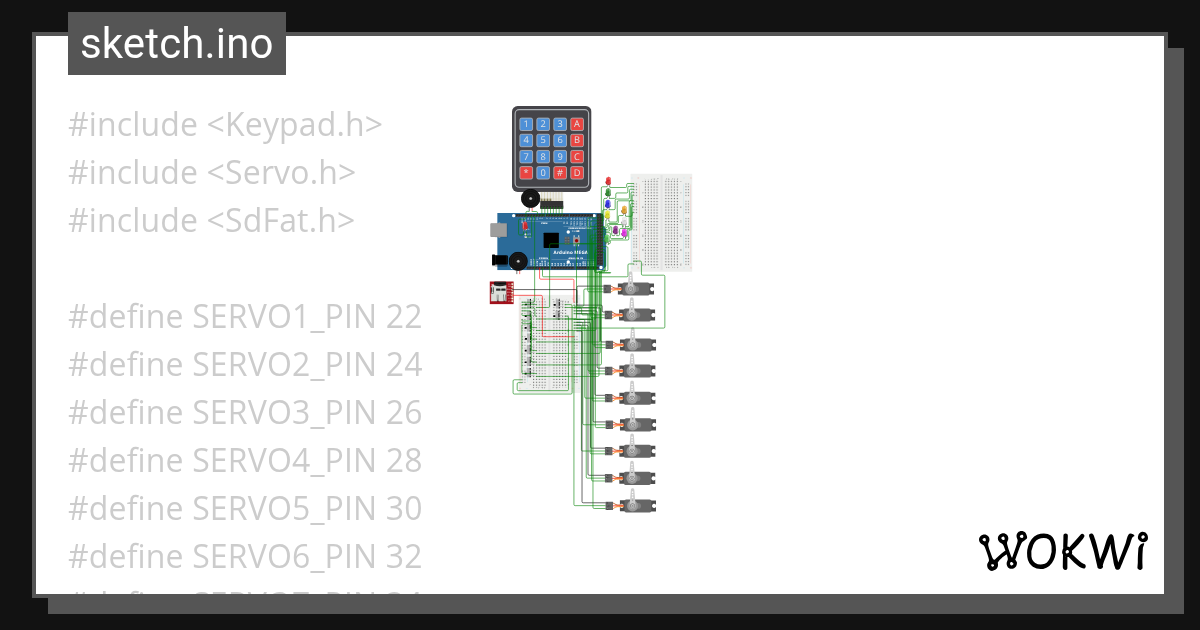 [PROJECT FINISHED] Interactive Medicine Carbinet #2 - Wokwi ESP32, STM32, Arduino Simulator