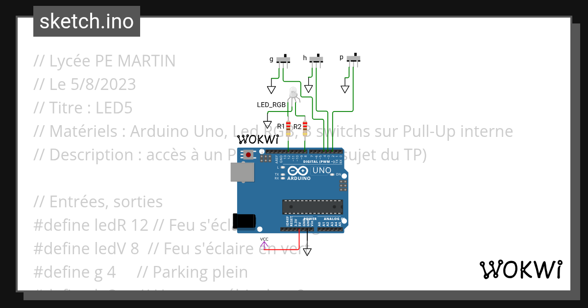 Parking - Wokwi ESP32, STM32, Arduino Simulator