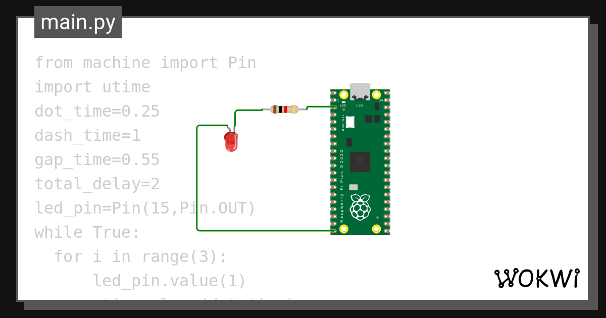 Exp1obj2morseblinker Wokwi Esp32 Stm32 Arduino Simulator 4200