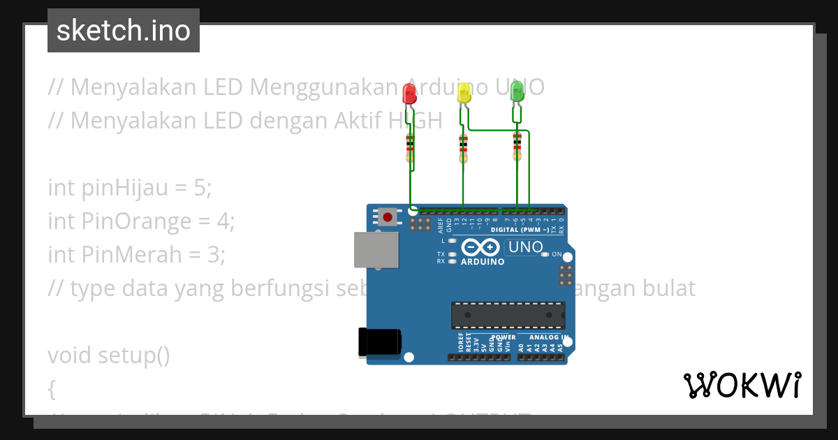 ayla anatrya XI.6 lampu lalu lintas - Wokwi ESP32, STM32, Arduino Simulator