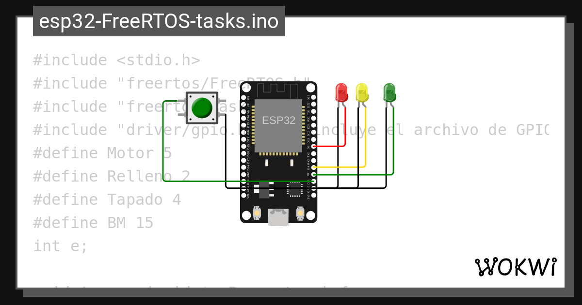 Ejemplo Rtos Wokwi Esp32 Stm32 Arduino Simulator