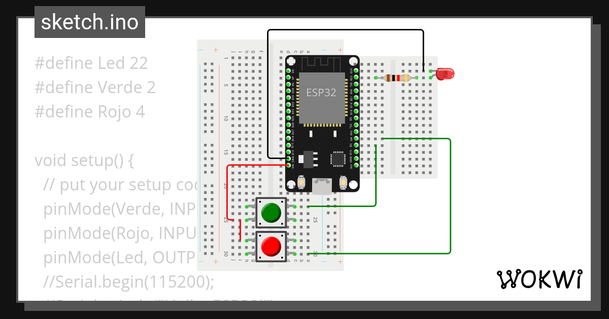Labo1-Ejercicio 2 - Wokwi ESP32, STM32, Arduino Simulator