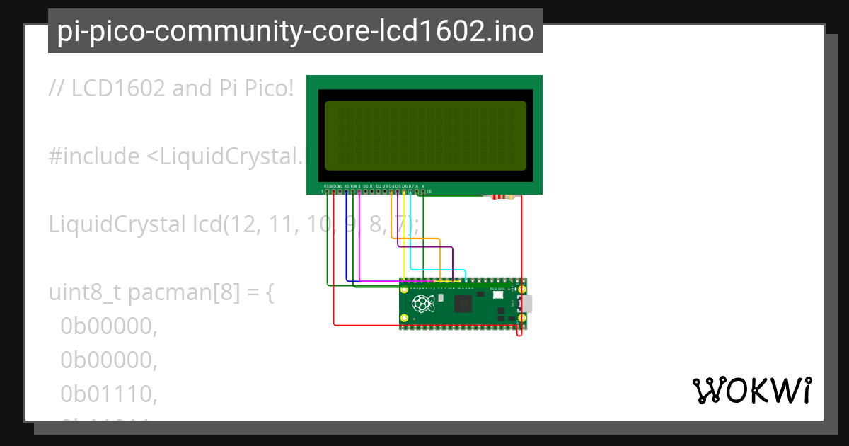 PacMan :v - Wokwi ESP32, STM32, Arduino Simulator