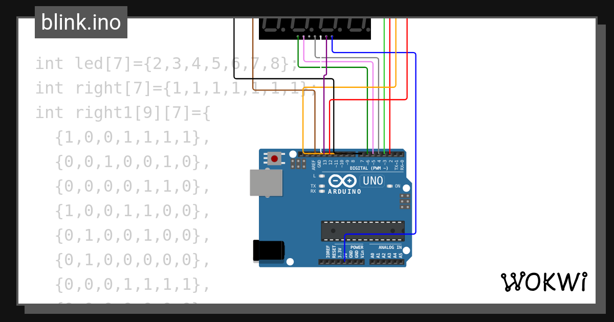 四位数码管 Copy Wokwi Esp32 Stm32 Arduino Simulator 1228