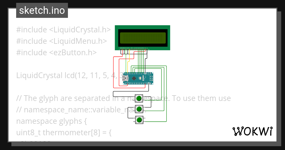 Teste_Menu - Wokwi ESP32, STM32, Arduino Simulator
