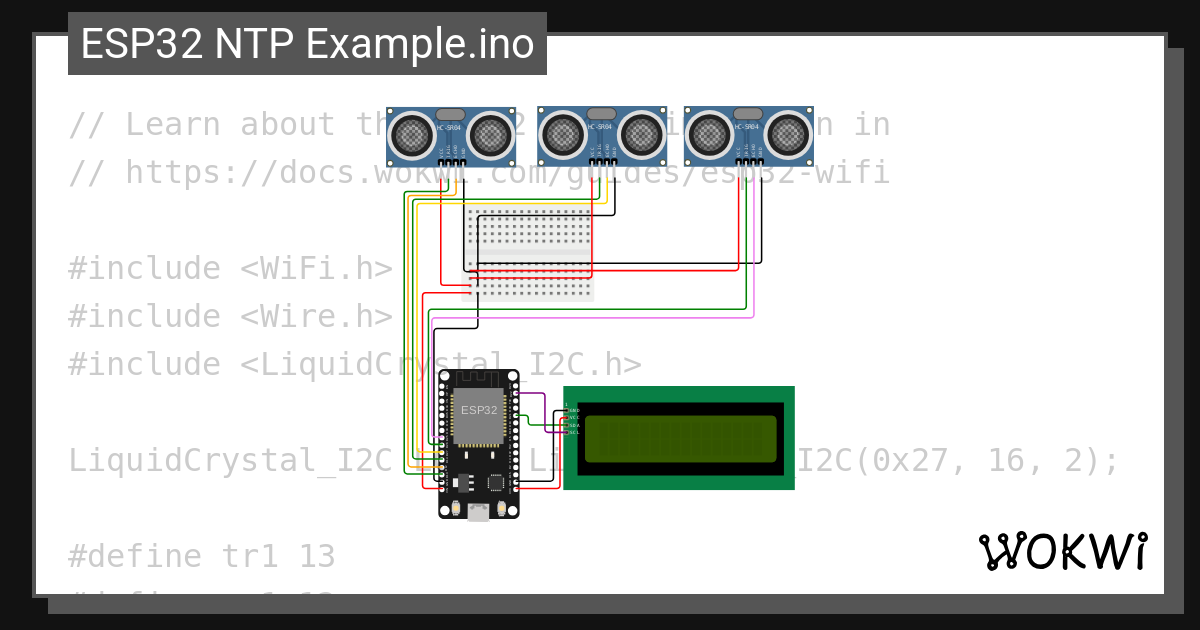 Contador De Vagas De Estacionamento Wokwi Esp32 Stm32 Arduino Simulator 5414