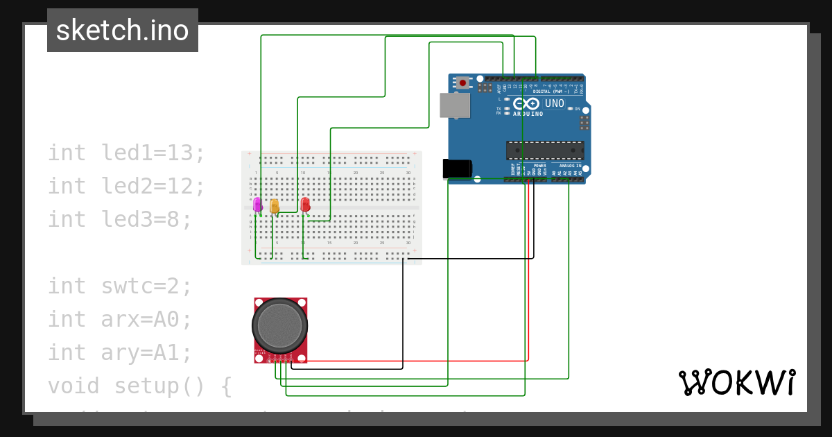 Myarduinojoystic Wokwi Esp32 Stm32 Arduino Simulator