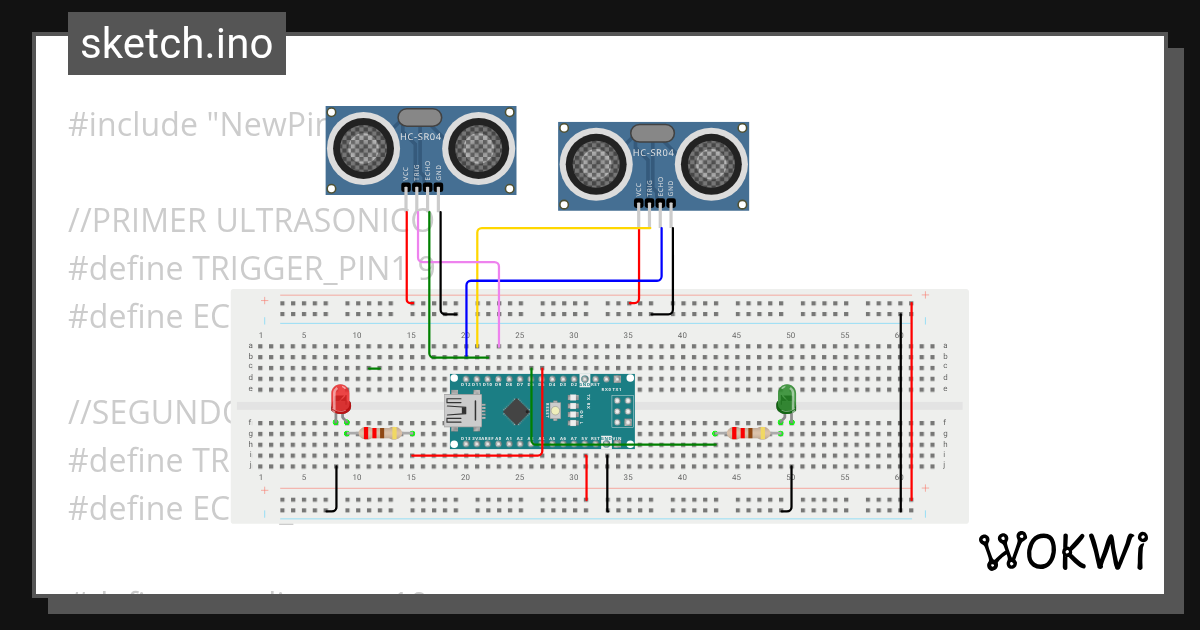 Esquematico Ultrasonicos Wokwi Esp32 Stm32 Arduino Simulator 3970