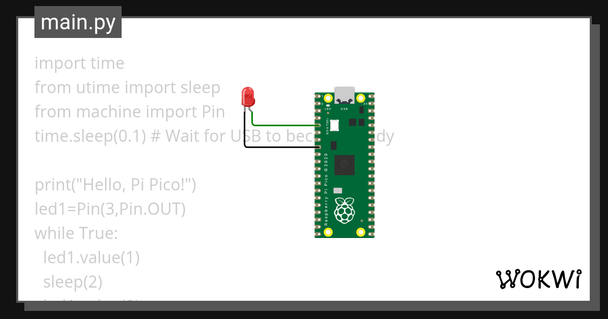 Light ON/OFF - Wokwi ESP32, STM32, Arduino Simulator