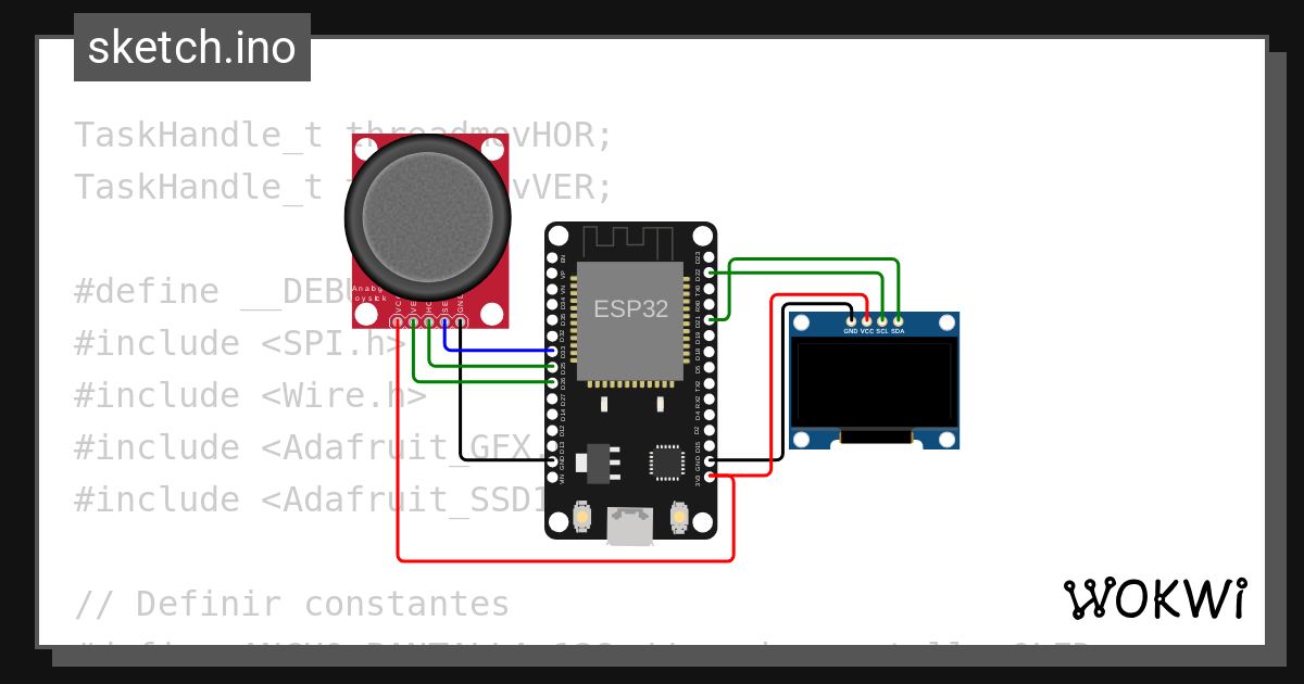 Jos Y Oled Evaluacion Wokwi Esp32 Stm32 Arduino Simulator 