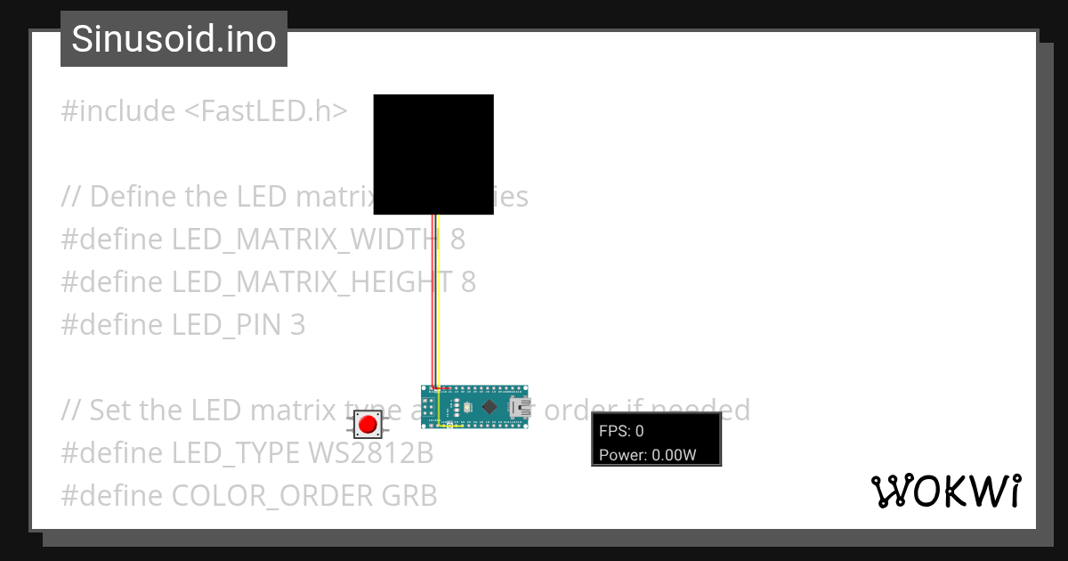 Sinusoid skech mfastled rainbow colors.ino Copy - Wokwi ESP32, STM32, Arduino Simulator