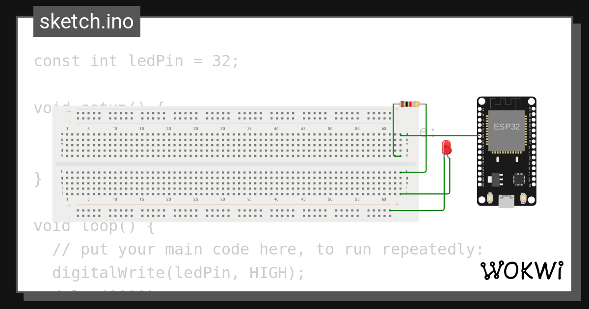 Day1 Wokwi Esp32 Stm32 Arduino Simulator
