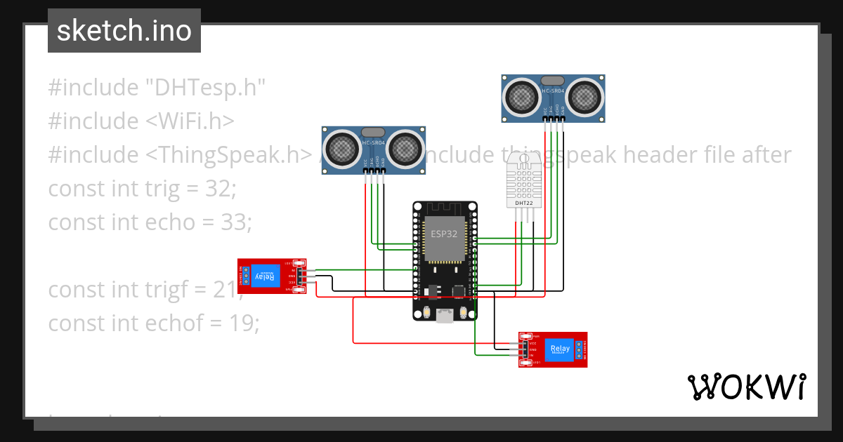 POULTRY FARM - Wokwi ESP32, STM32, Arduino Simulator