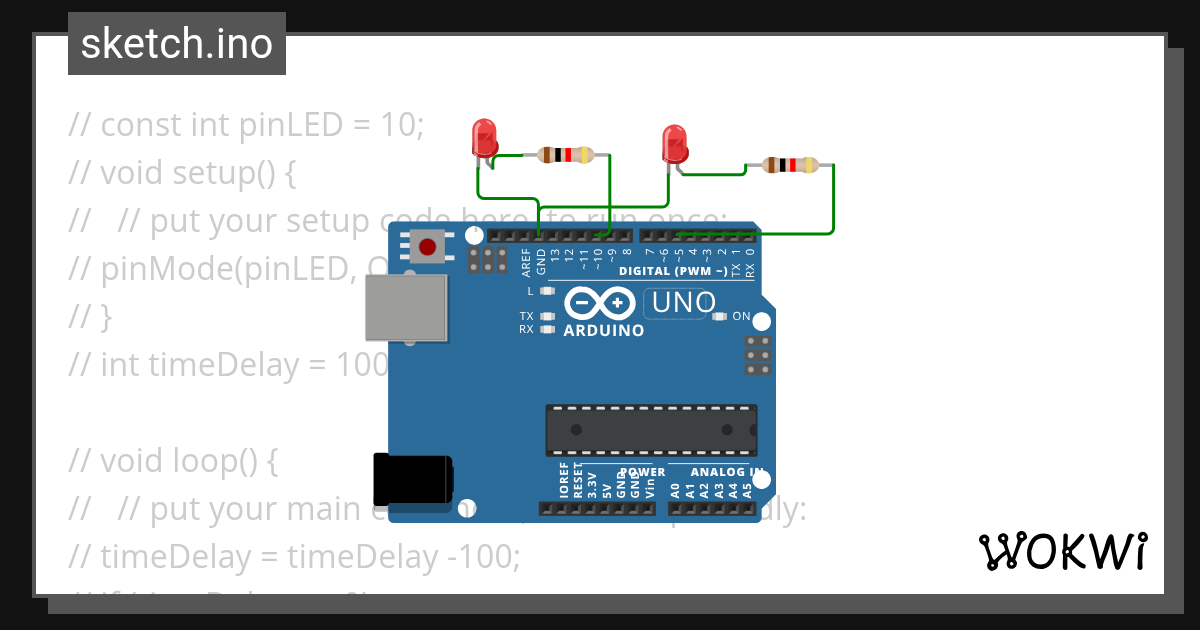 Flip Flop Led Wokwi Esp32 Stm32 Arduino Simulator