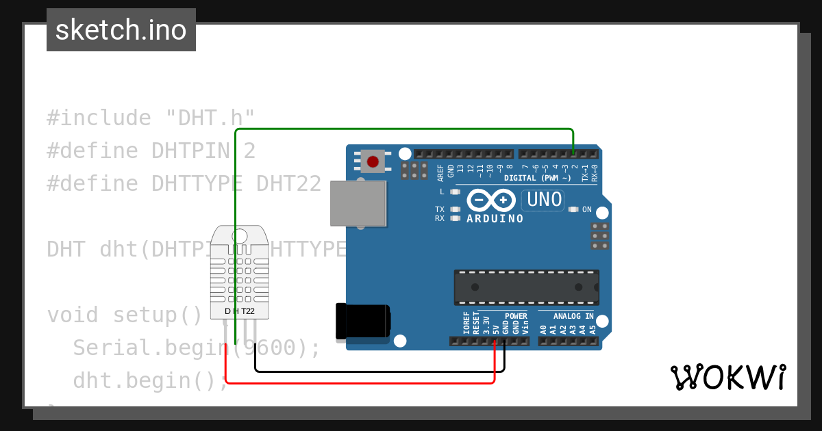 Humidity And Temperature Measurement Wokwi Esp32 Stm32 Arduino Simulator