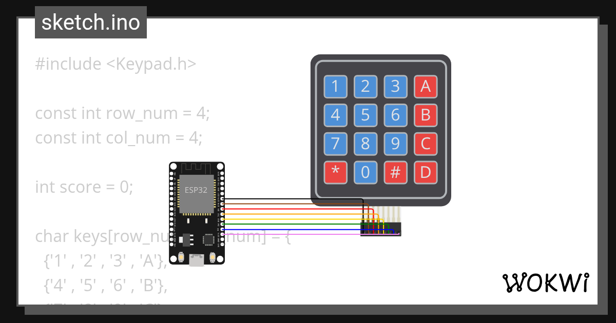 Project-260[Guess Game] - Wokwi ESP32, STM32, Arduino Simulator