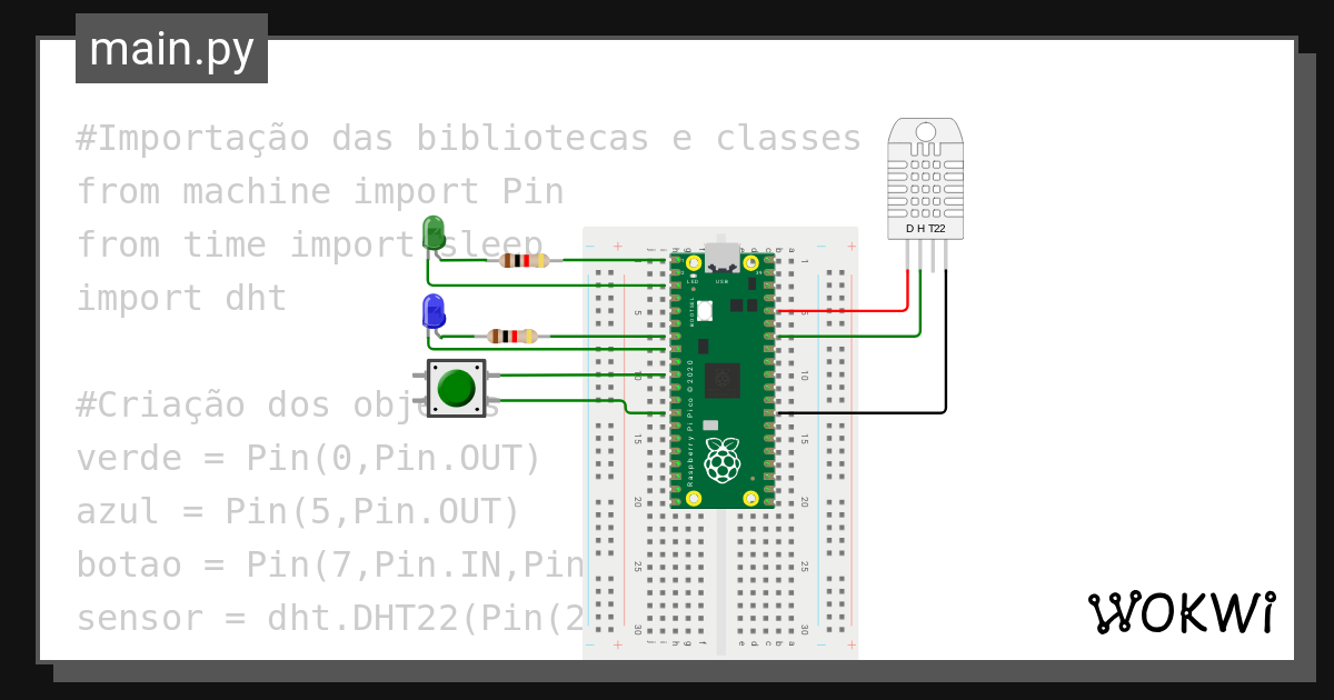 Termômetro A02 Wokwi Esp32 Stm32 Arduino Simulator 2491