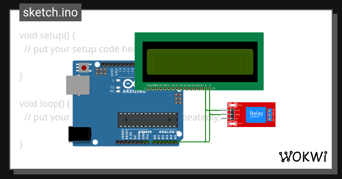 home automation - Wokwi ESP32, STM32, Arduino Simulator
