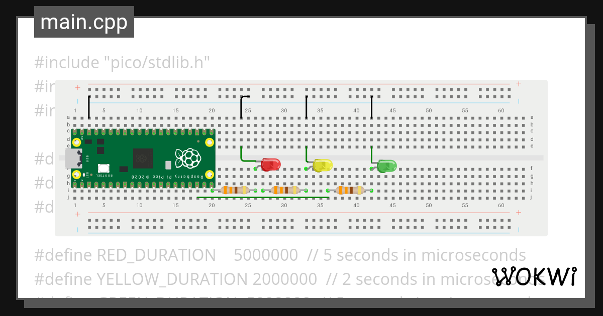 Traffic Wokwi Esp32 Stm32 Arduino Simulator