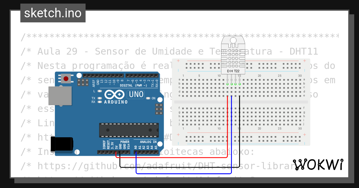 Sensor De Umidade E Temperatura 15 09 2023 Mauricio Fusinato Wokwi Esp32 Stm32 Arduino Simulator 3298