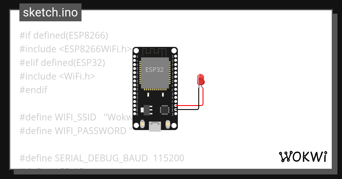 koneksi dengan internet - Wokwi ESP32, STM32, Arduino Simulator
