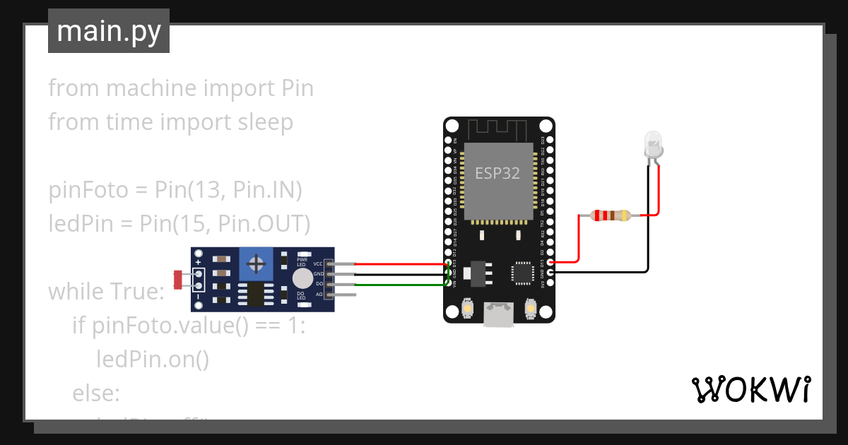 Fotoresistencia José Geovanni Rubio Rincón - Wokwi ESP32, STM32 ... Fotoresistencia José Geovanni Rubio Rincón - Wokwi ESP32, STM32 ...