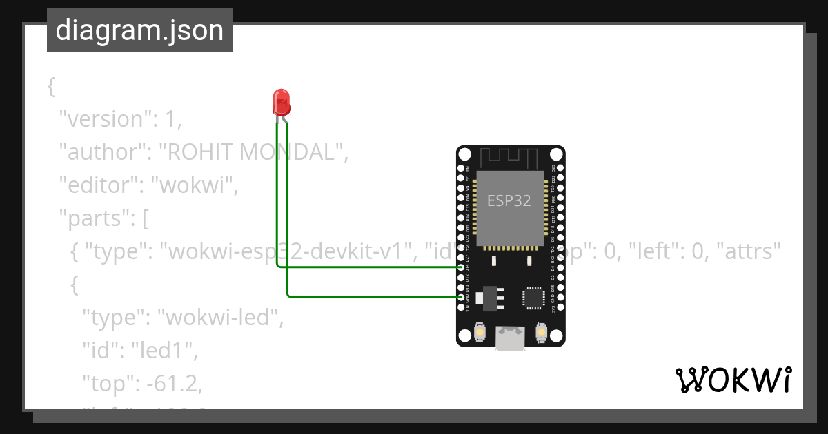 Rohit_1st - Wokwi ESP32, STM32, Arduino Simulator
