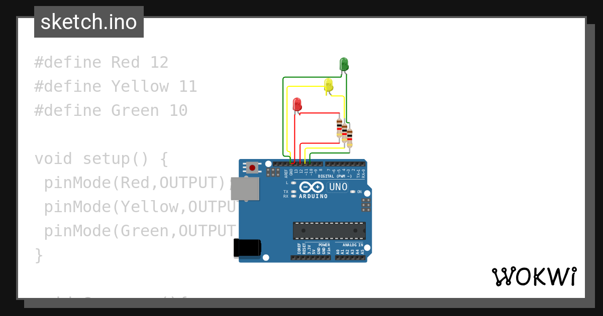 Red Yellow Green Copy Wokwi Esp32 Stm32 Arduino Simulator 0278