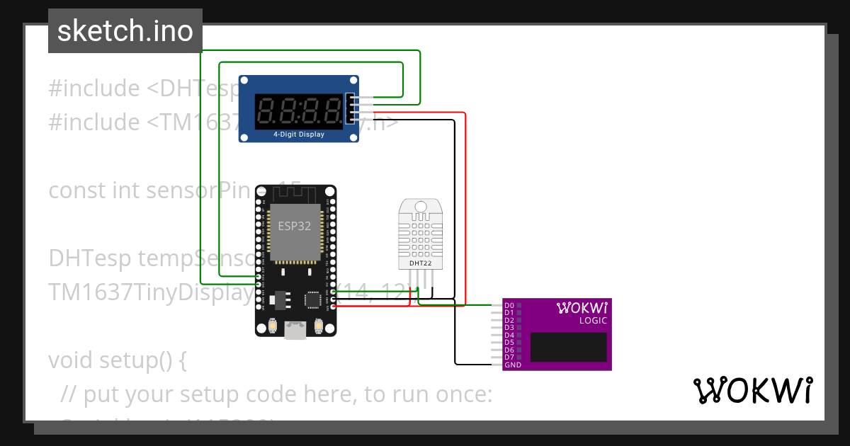 esp32-dht22-7seg - Wokwi ESP32, STM32, Arduino Simulator esp32-dht22-7seg - Wokwi ESP32, STM32, Arduino Simulator