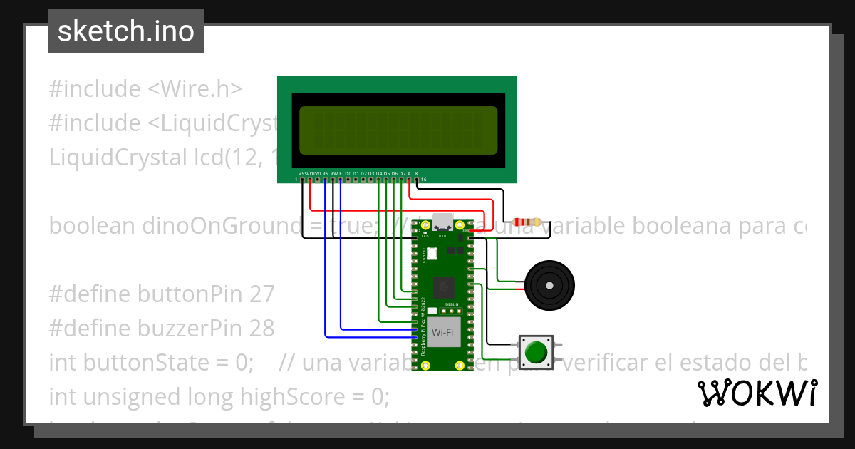 Hola mundo - Wokwi ESP32, STM32, Arduino Simulator