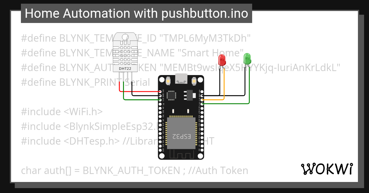Smart Home.ino - Wokwi ESP32, STM32, Arduino Simulator