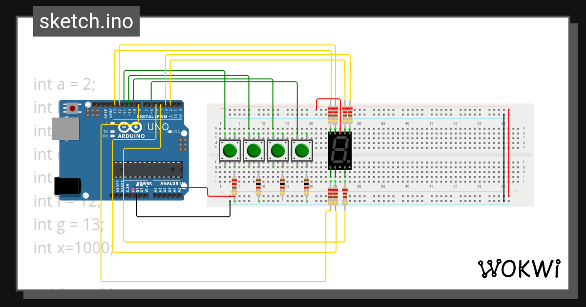 convertitore binario-esadecimale Copy - Wokwi ESP32, STM32, Arduino Simulator