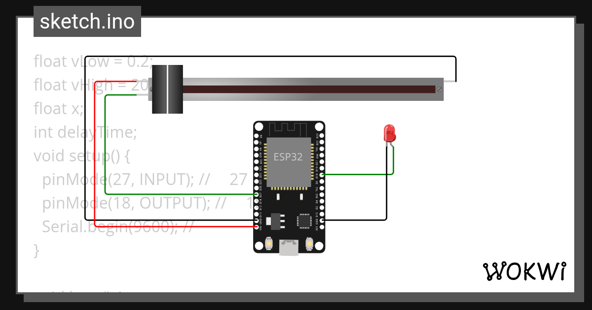 第三堂課作業 Wokwi Esp32 Stm32 Arduino Simulator 4734