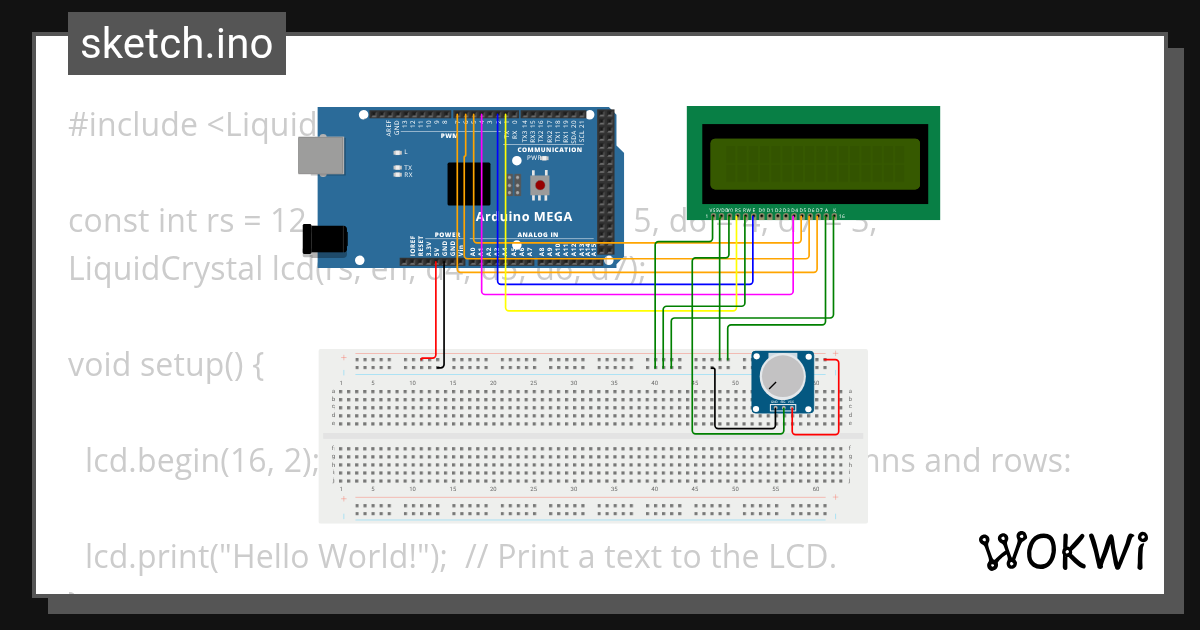 LCD - Wokwi ESP32, STM32, Arduino Simulator LCD - Wokwi ESP32, STM32, Arduino Simulator